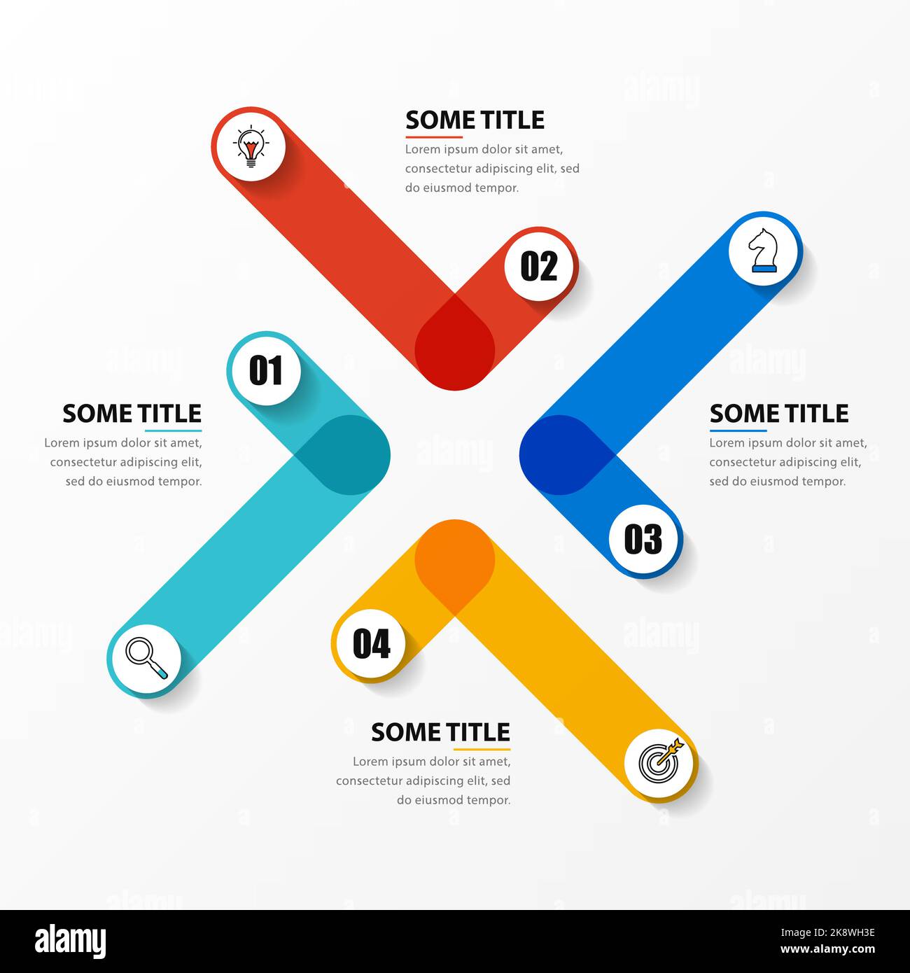 Infographic design template. Creative concept with 4 steps. Can be used ...