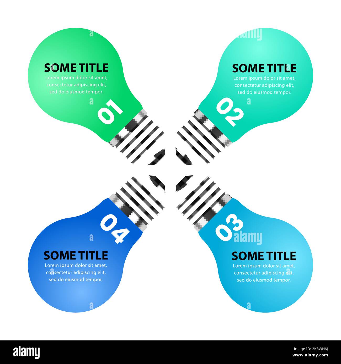 Infographic design template. Creative concept with 4 steps. Can be used ...