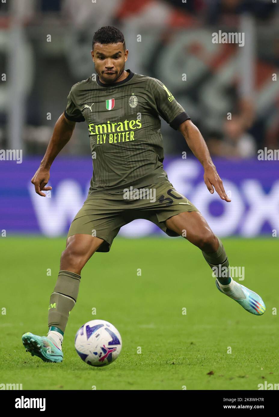 Milan, Italy, 22nd October 2022. Junior Messias of AC Milan during the ...