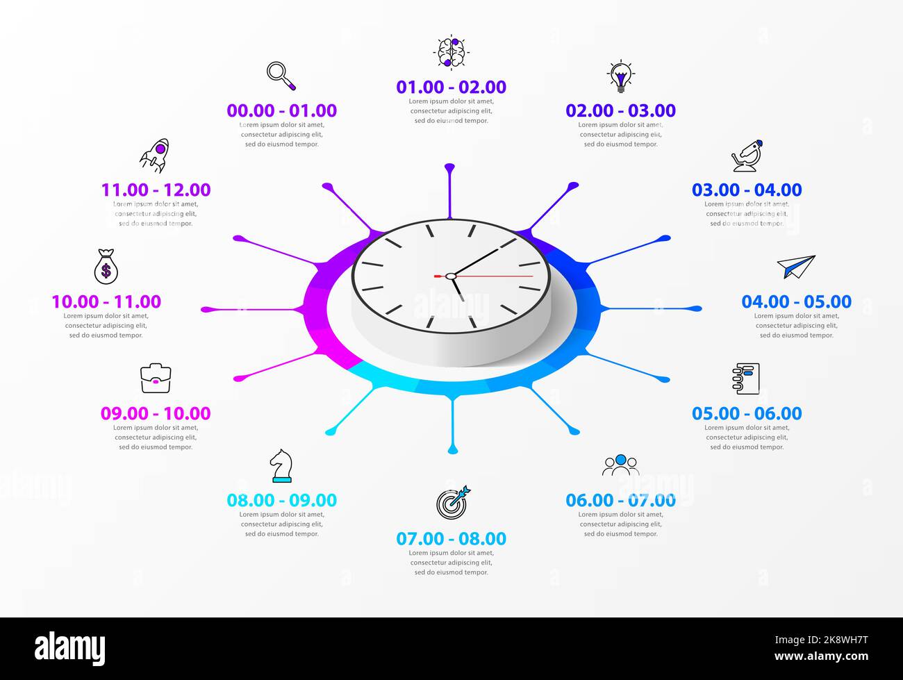 Infographic design template. Creative concept with 12 steps. Can be ...