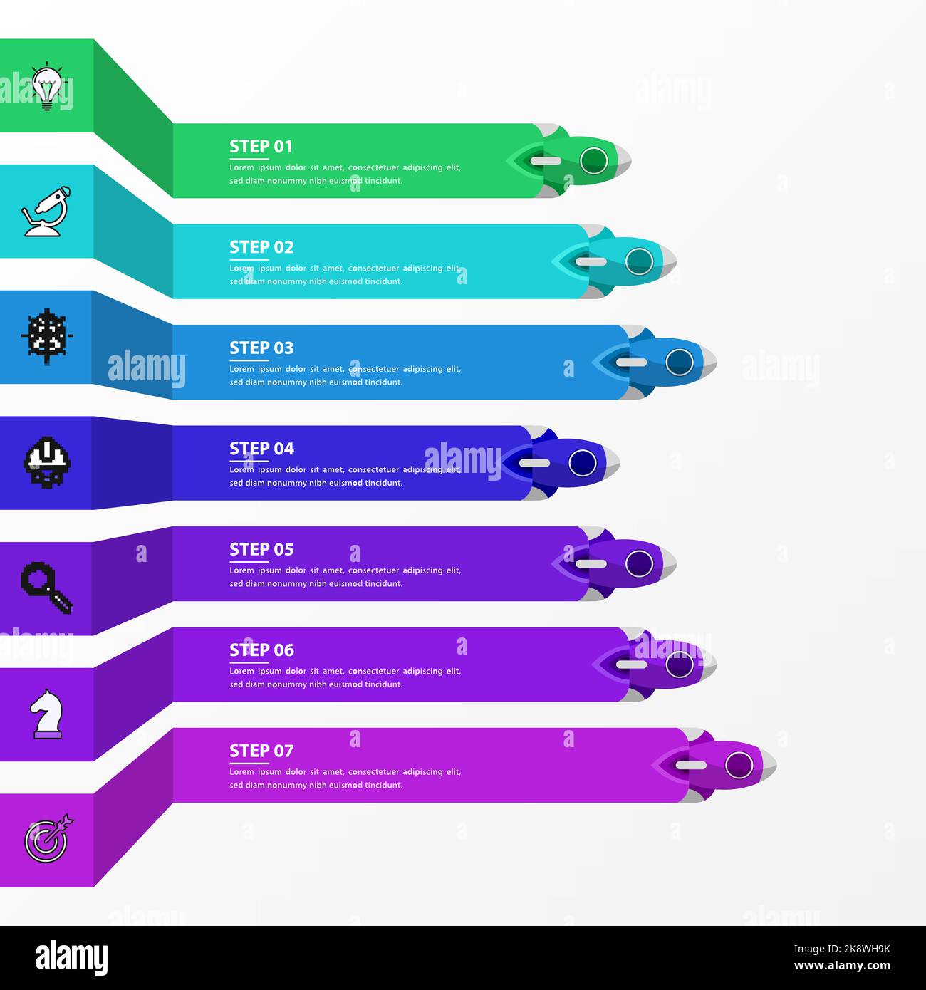 Stage 7 start Stock Vector Images - Alamy