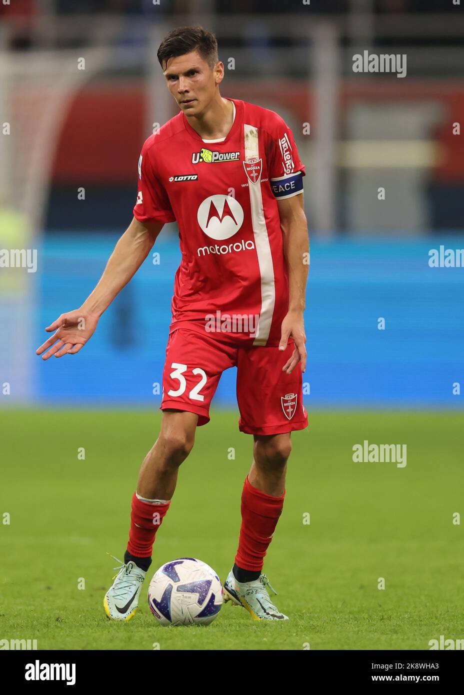 Milan, Italy, 22nd October 2022. Matteo Pessina of AC Monza during the ...