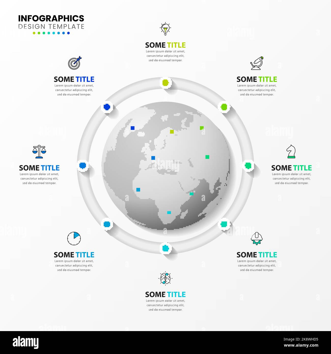 Infographic design template. Creative concept with 8 steps. Can be used ...