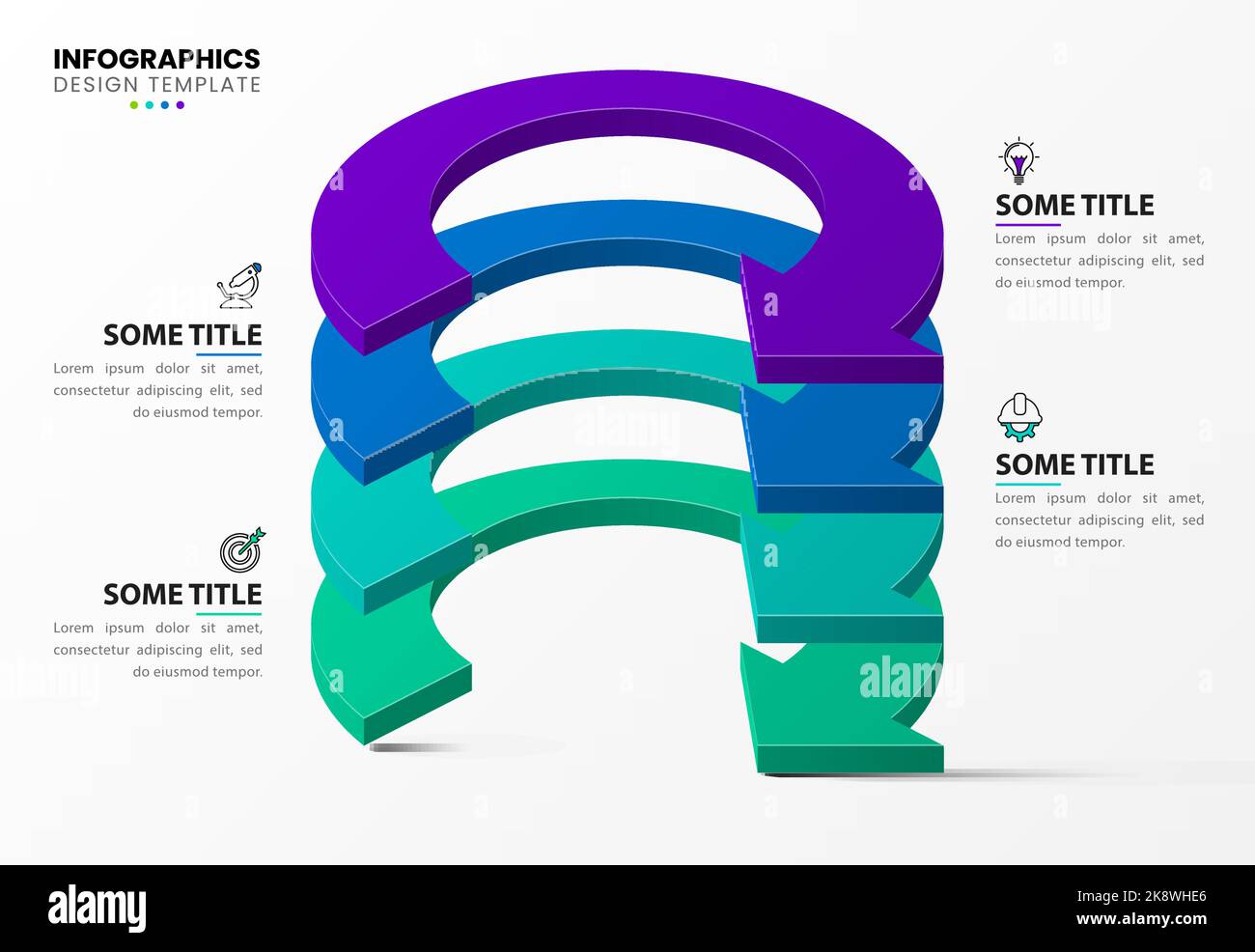 Infographic design template. Creative concept with 4 steps. Can be used ...