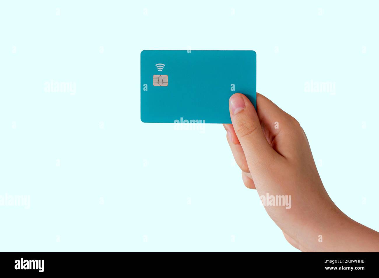 Hand holding a credit or debit card Stock Photo - Alamy