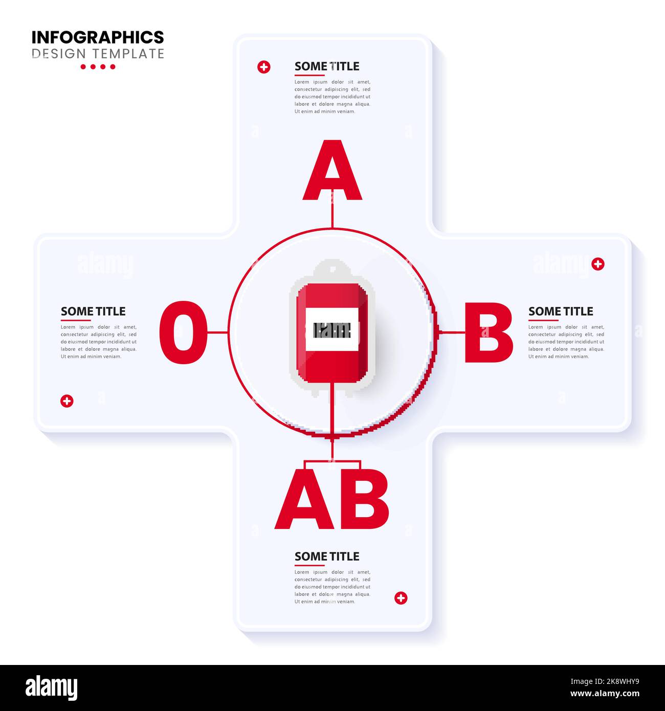 Infographic design template. Blood donation concept. Can be used for ...