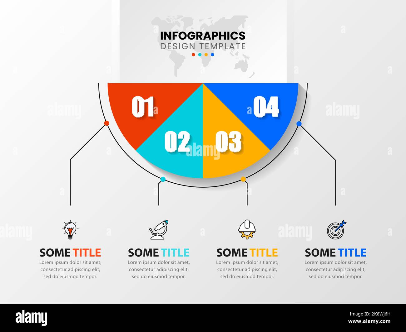 Infographic design template. Creative concept with 4 steps. Can be used ...
