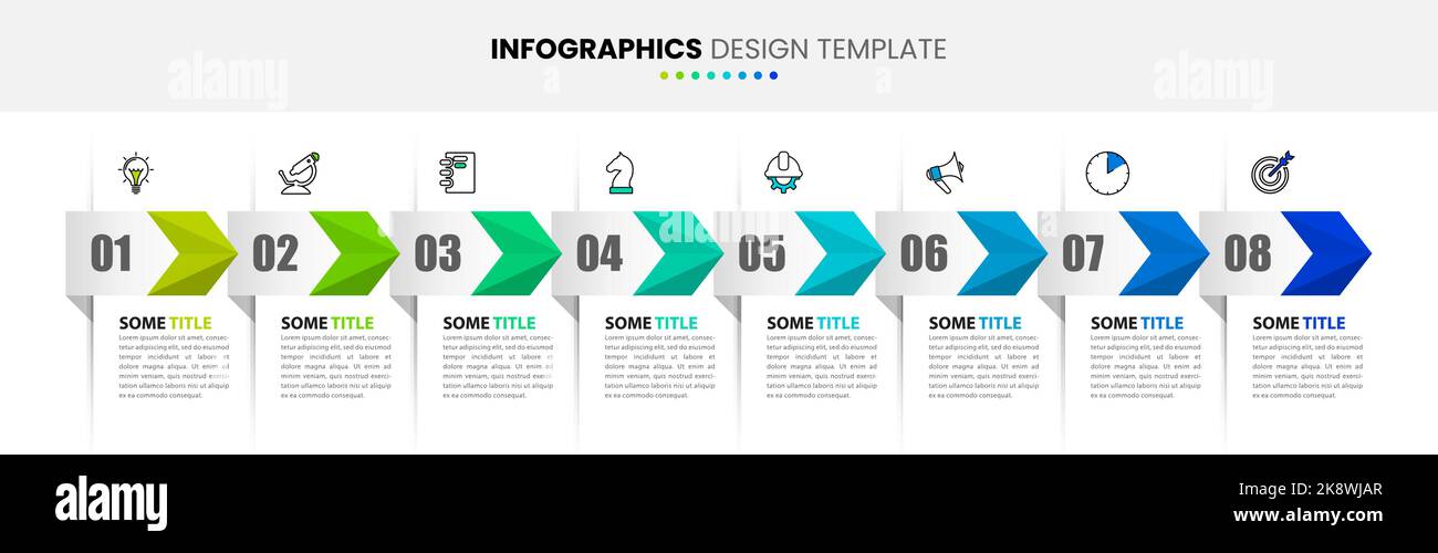 Infographic design template. Creative concept with 8 steps. Can be used ...