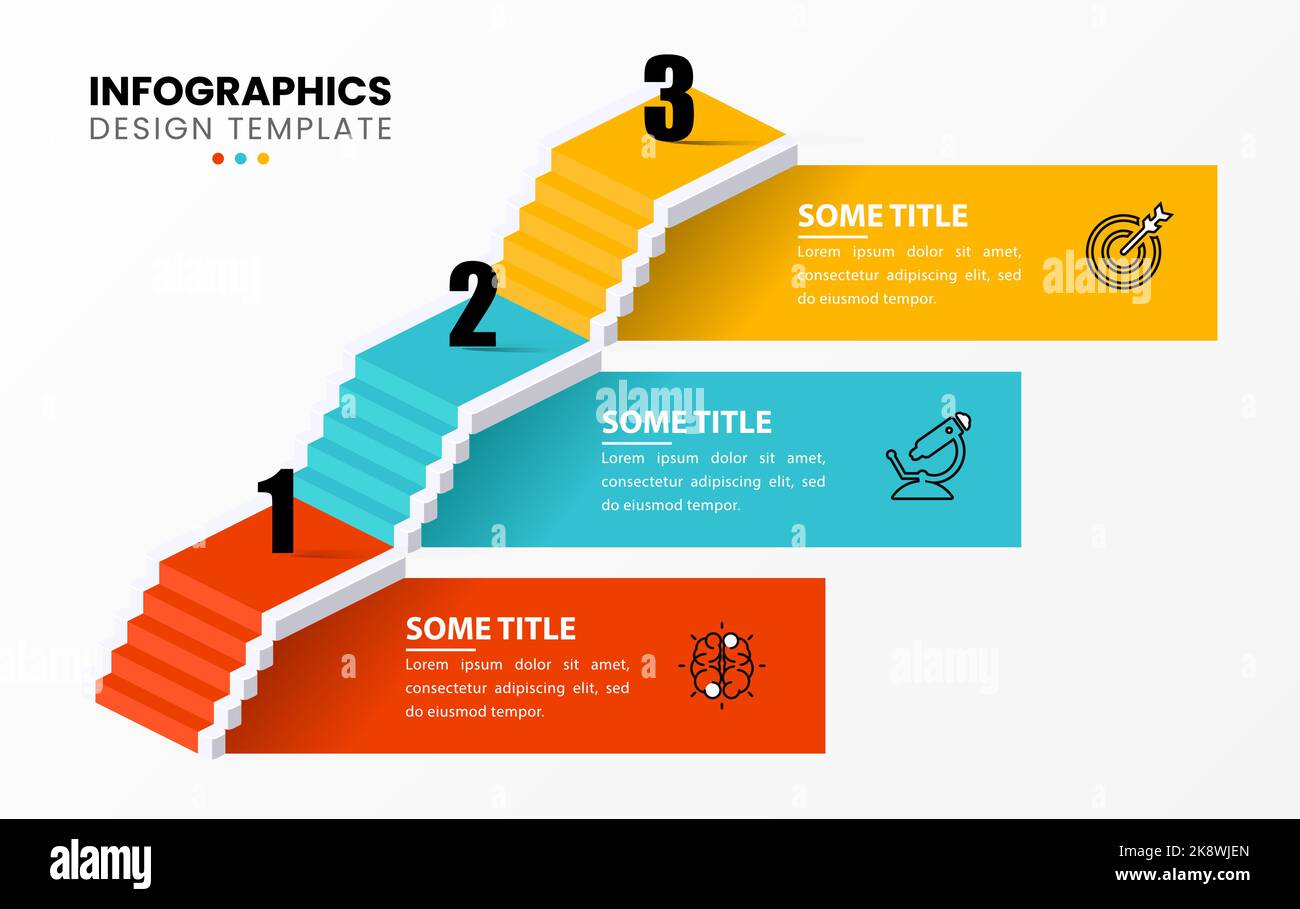 Infographic design template. Creative concept with 3 steps. Can be used ...