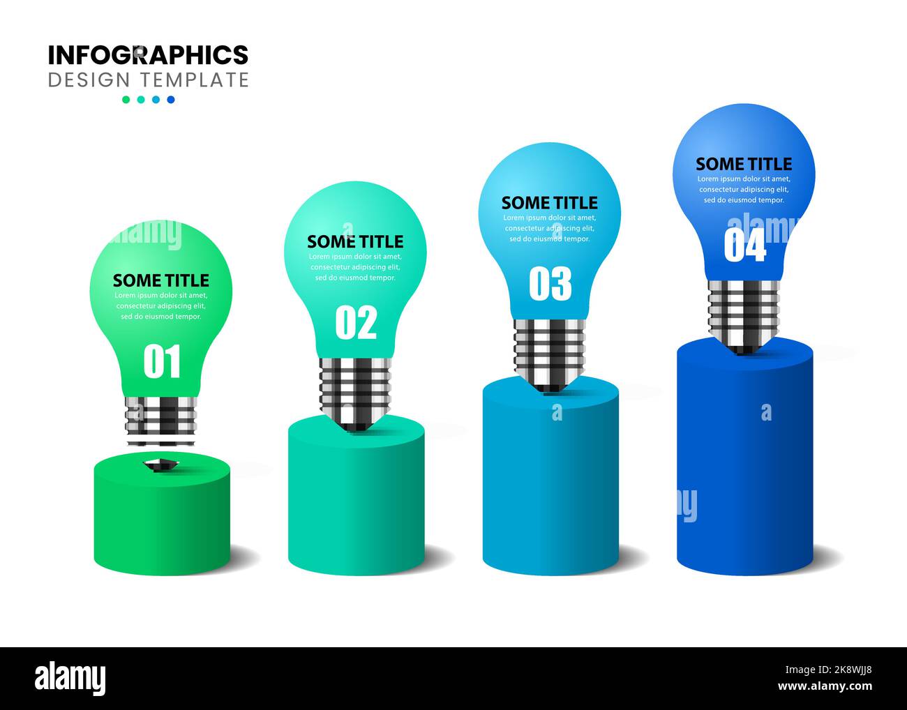 Infographic design template. Creative concept with 4 steps. Can be used ...