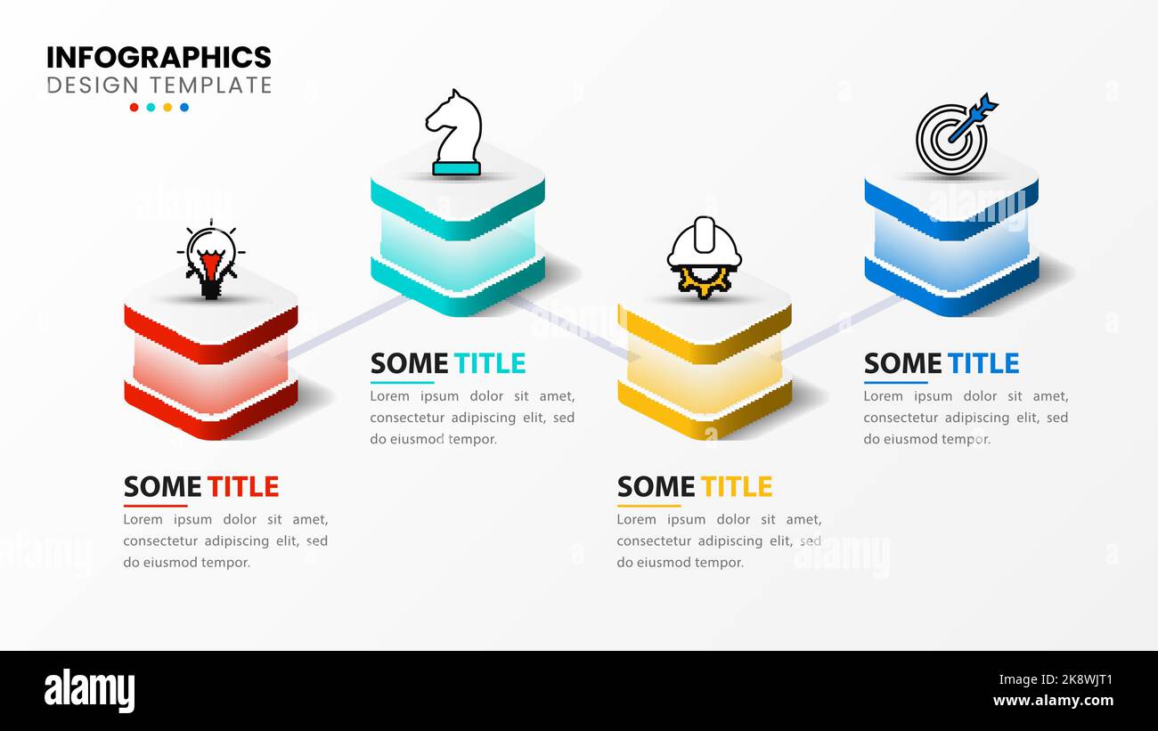 Infographic design template. Creative concept with 4 steps. Can be used ...