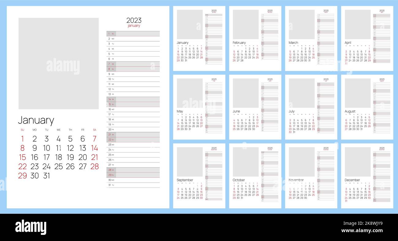 Calendar Planner for 2023. Calendar template for 2023. Stationery ... Calendar Planner for 2023. Calendar template for 2023. Stationery ...