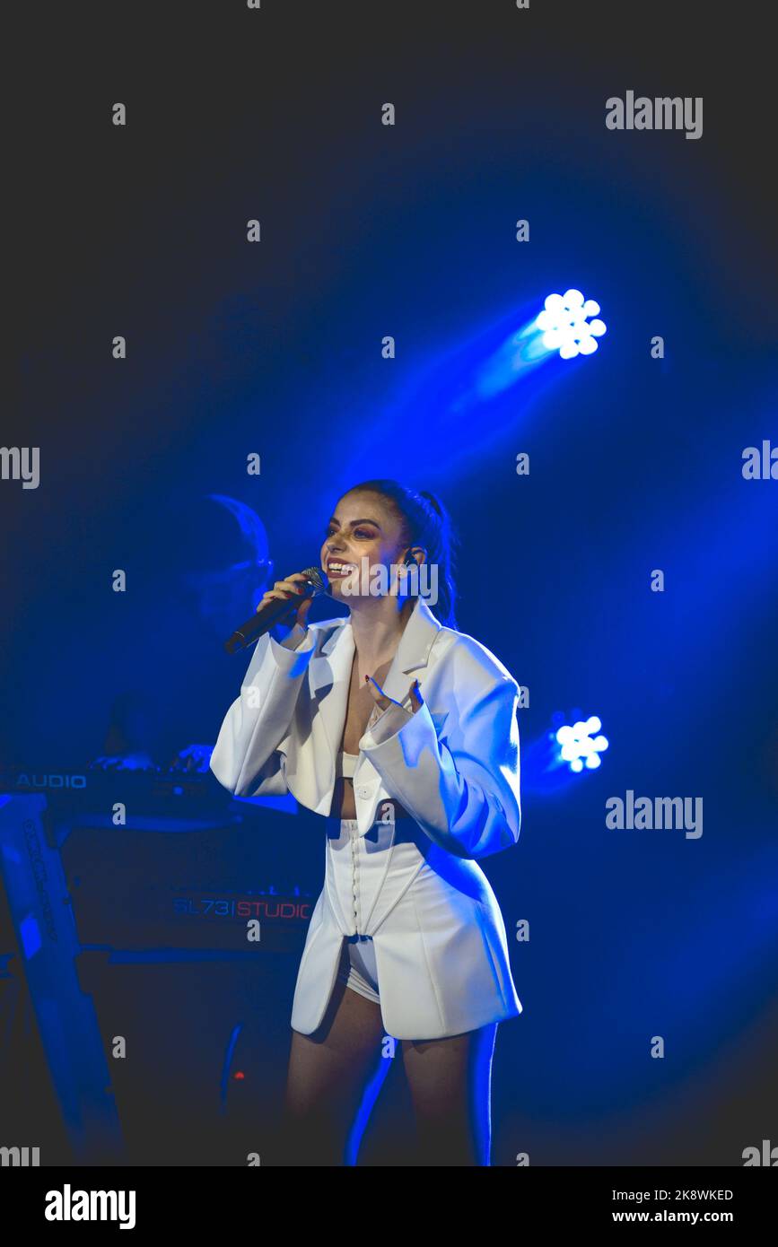 October 24, 2022, Pozzuoli, Napoli- Campania, Italy: The Italian singer ...