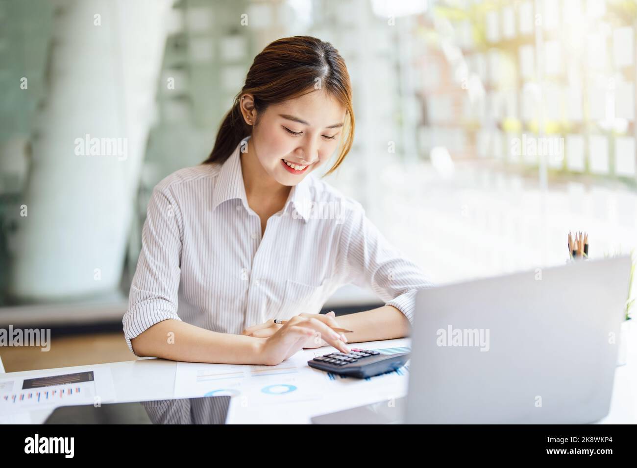 Data analysis, roadmap, marketing, accounting, auditing. Portrait of ...