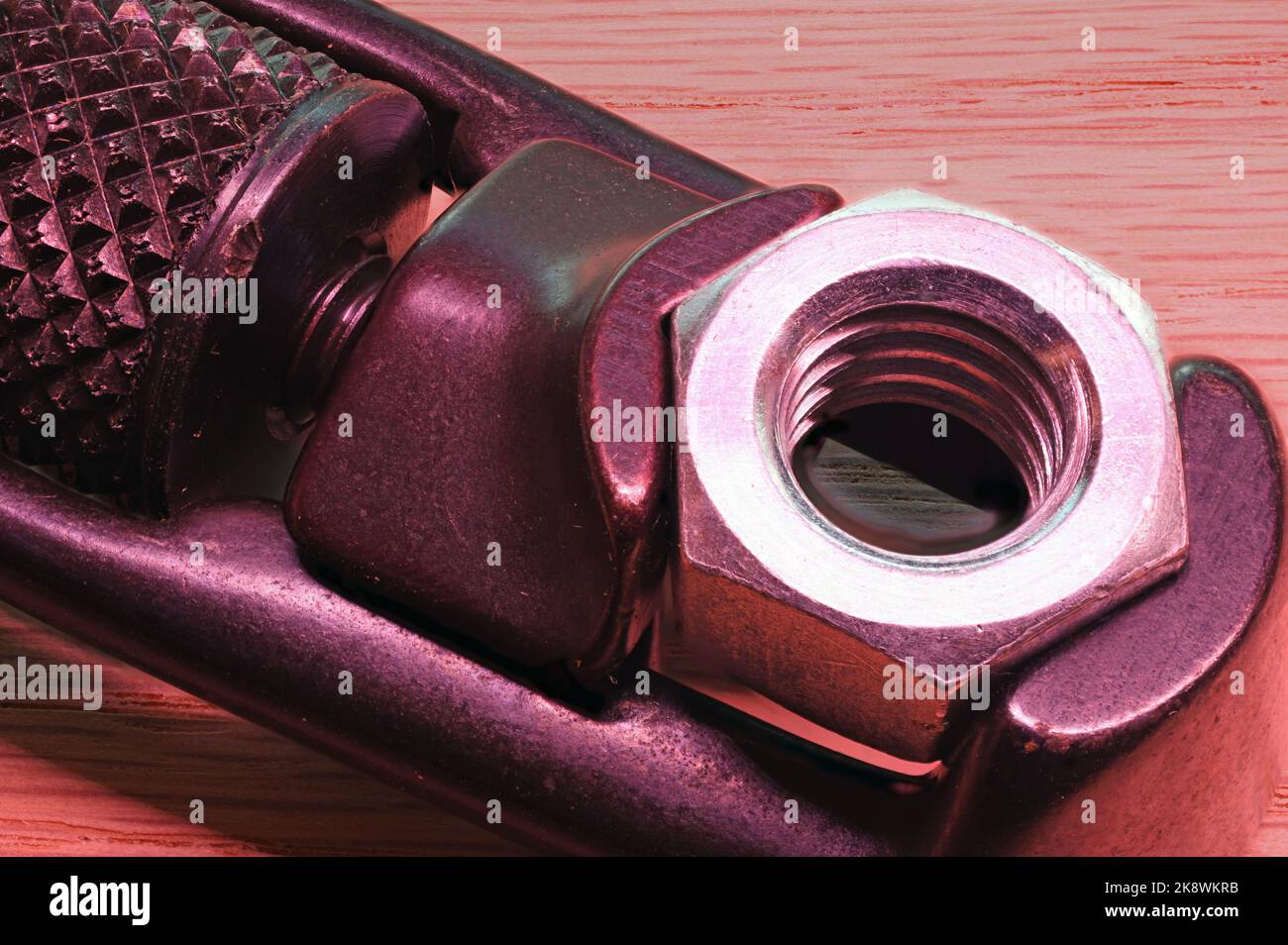 Antique Adjustable Wrench Close Up Stock Photo - Alamy