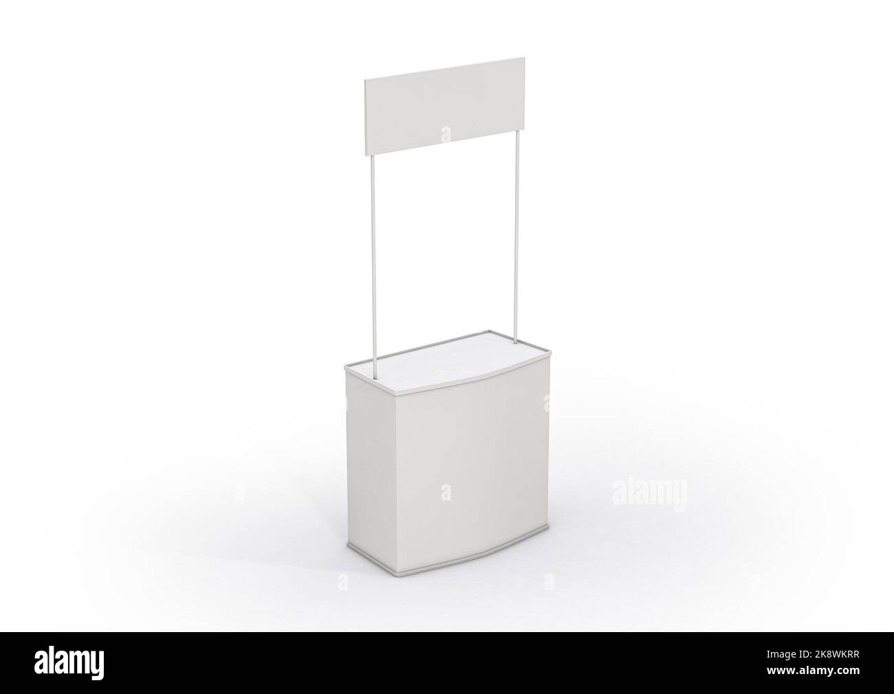 3d white product display Cut Out Stock Images & Pictures - Alamy