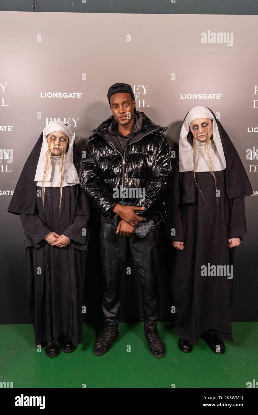 London, UK. 24th Oct, 2022. Stefan-Pierre attends the "Prey For The ...