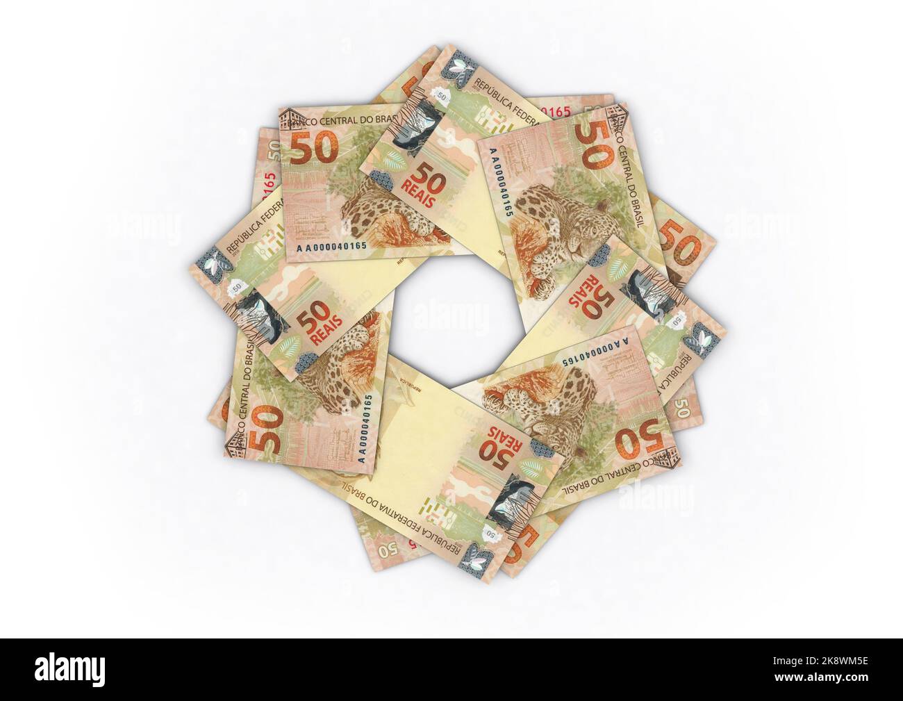 Official Money of Brazil, Real Currency. Money, reais, fifty reais ...