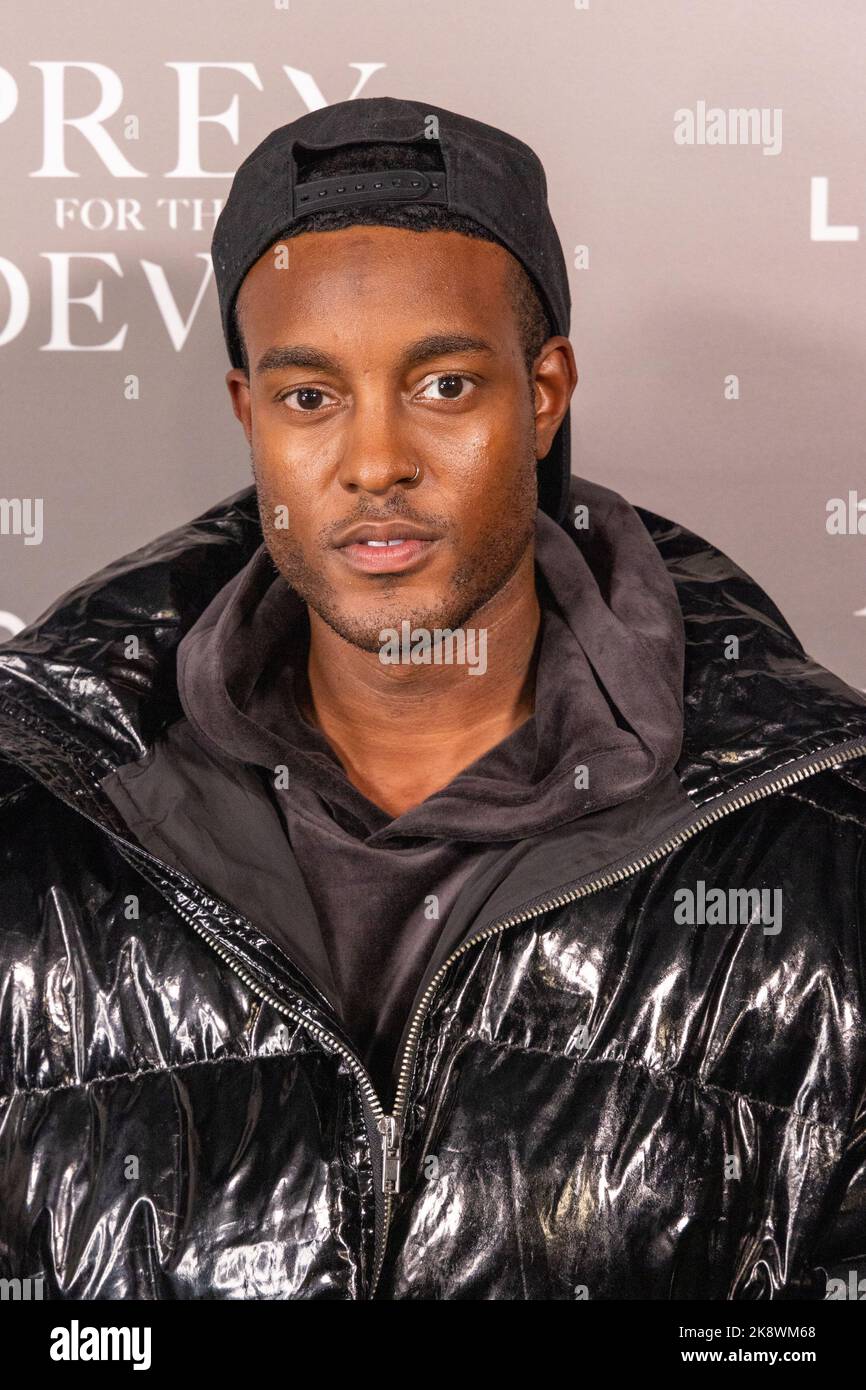 London, UK. 24th Oct, 2022. Stefan-Pierre attends the "Prey For The ...