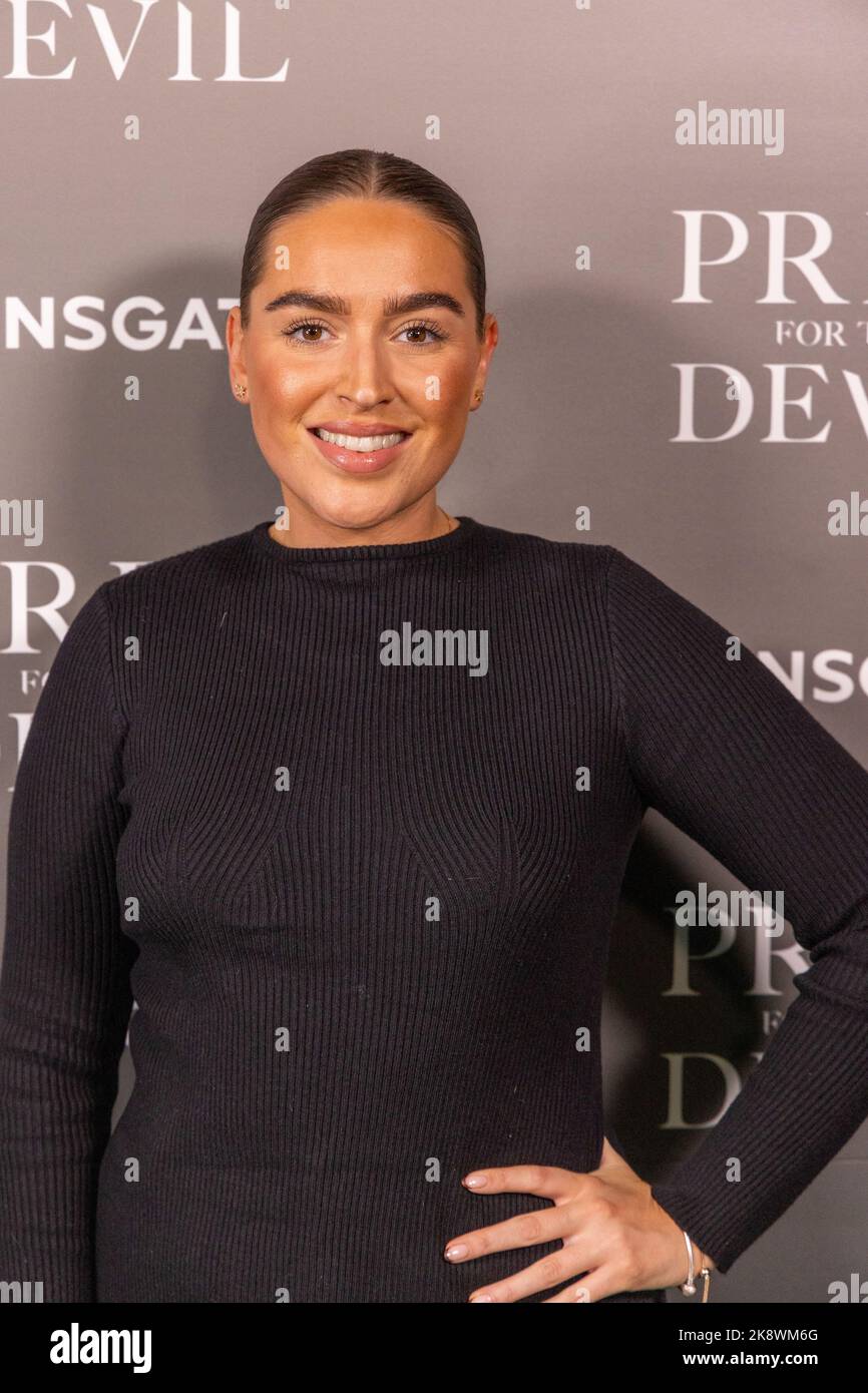 London, UK. 24th Oct, 2022. Chloe Ross attends the "Prey For The Devil ...