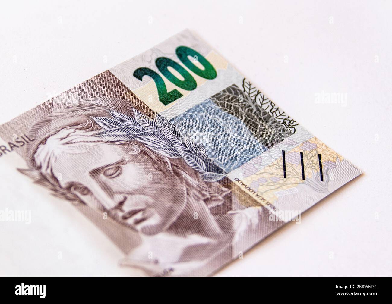 Official money of Brazil, Real Currency. Money, Reais, two hundred ...