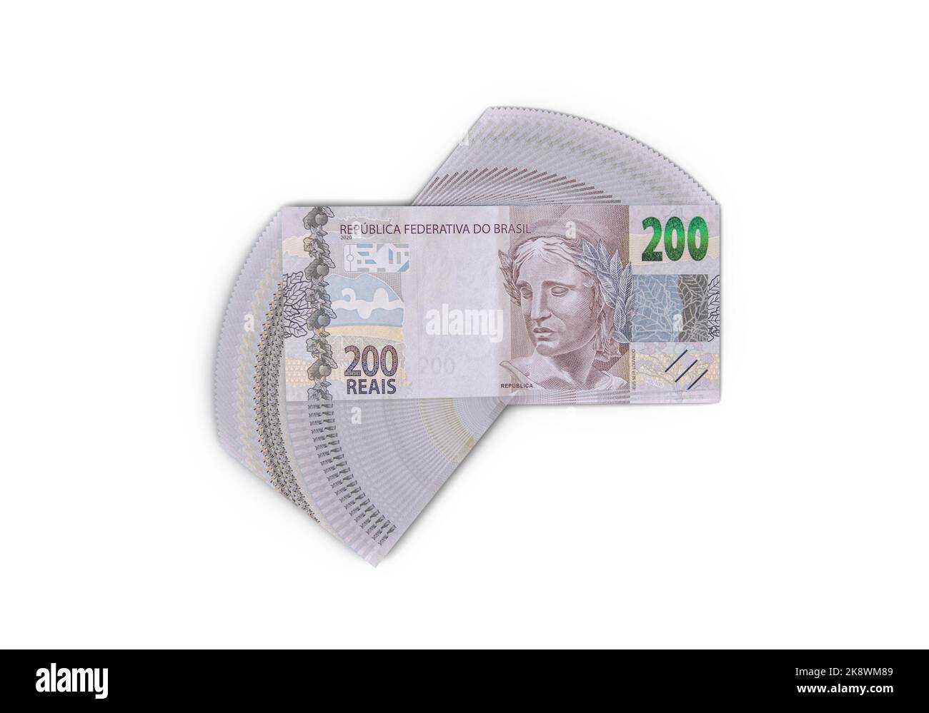 Official money of Brazil, Real Currency. Money, Reais, two hundred ...