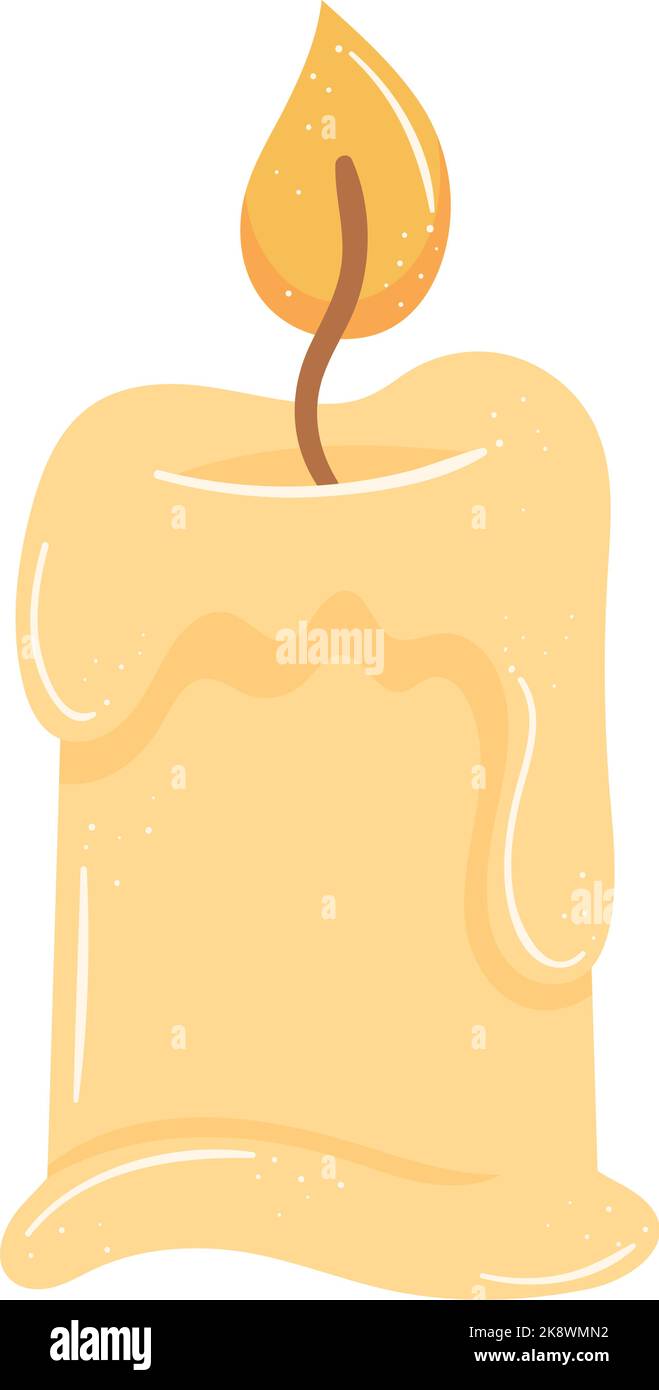 candle wax on fire icon Stock Vector Image & Art - Alamy