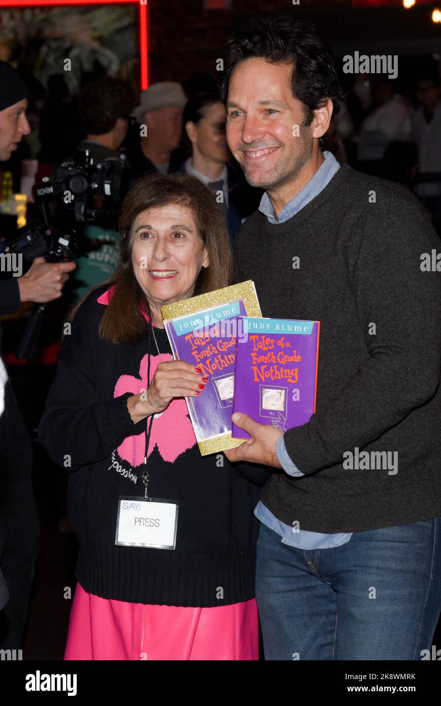New York, NY, on October 24, 2022. Paul Rudd attends Paul Rudd's 9th ...