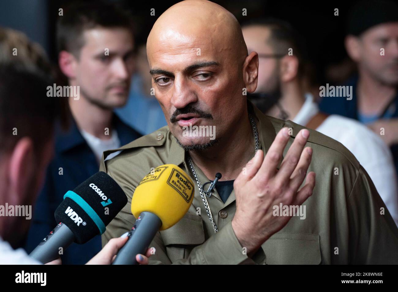 Cologne, Deutschland. 24th Oct, 2022. Giwar HAJABI, aka XATAR, rapper ...