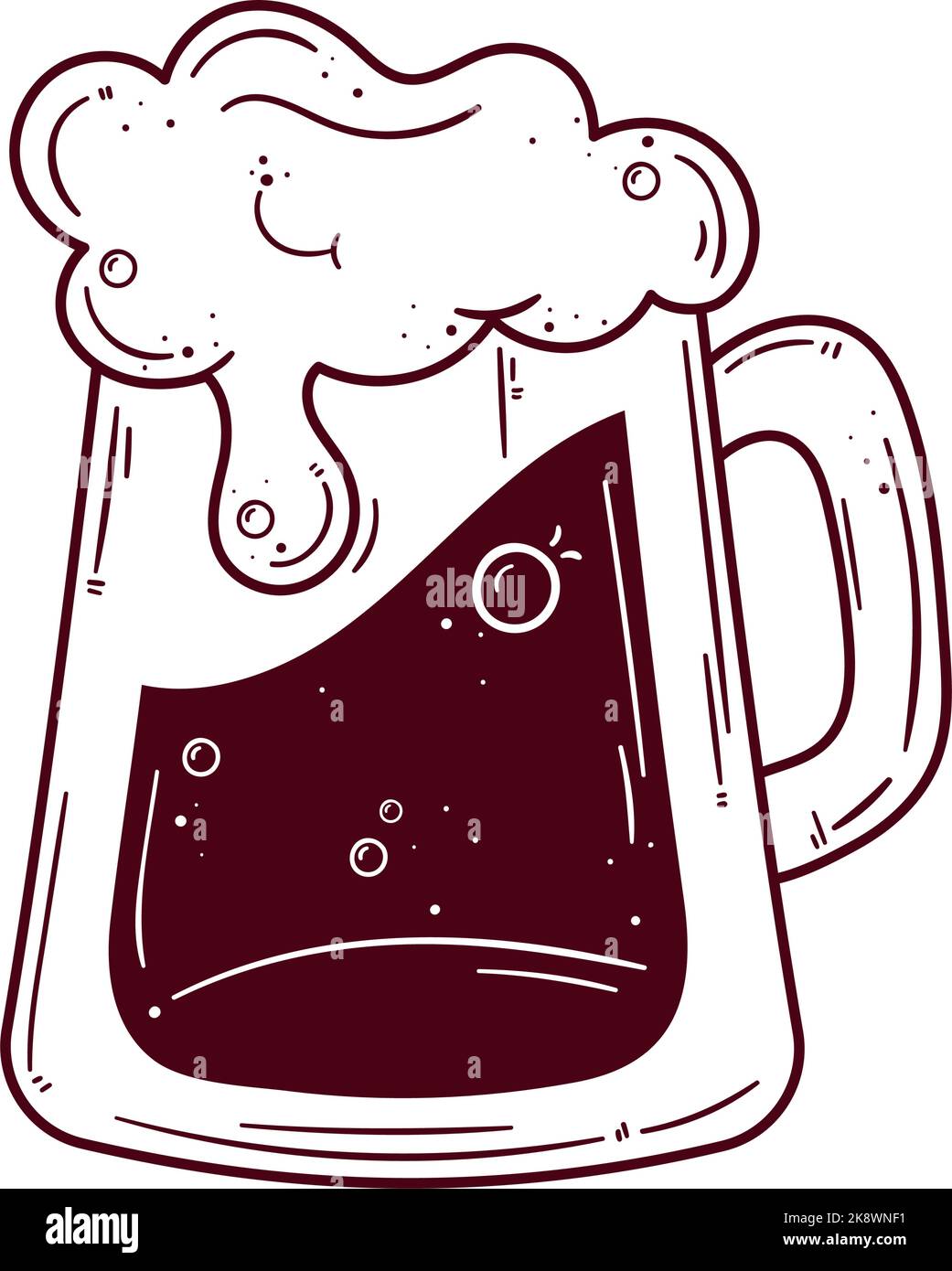 beer jar drink sketch icon Stock Vector Image & Art - Alamy