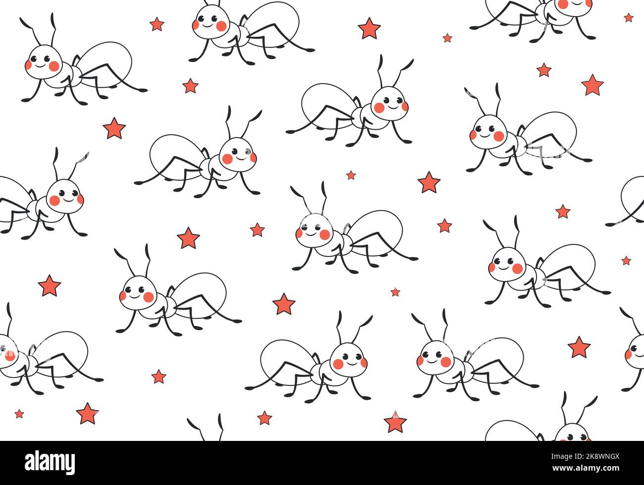 Insects seamless pattern Stock Vector Image & Art - Alamy