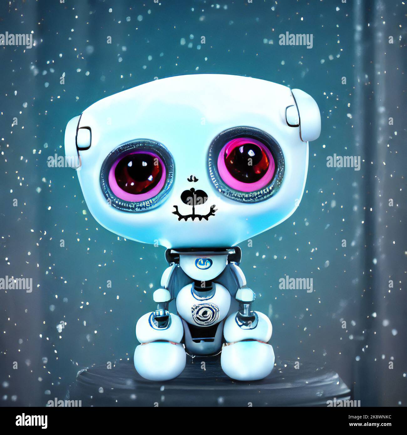 Sugar Skull Robots celebrating the Day of the Dead Festival after ...