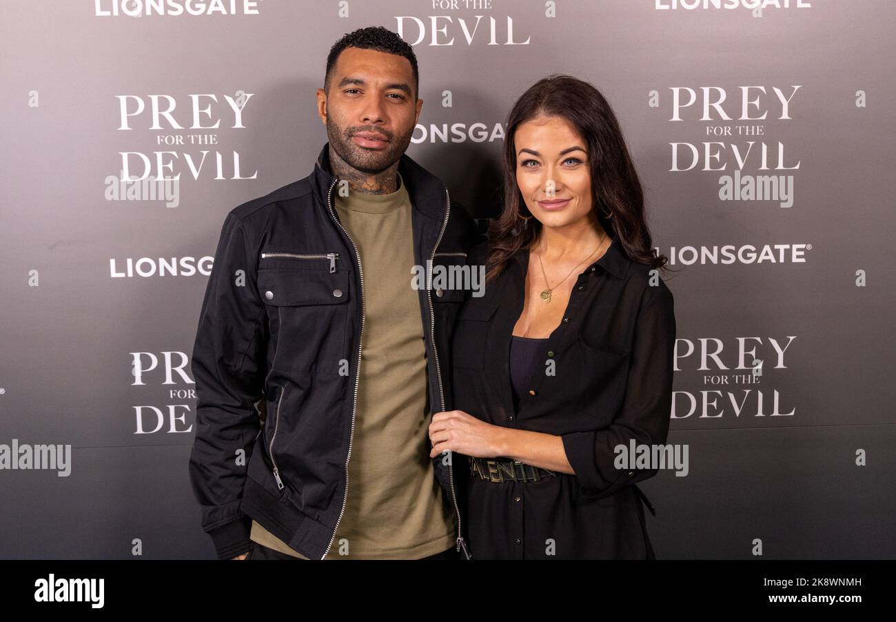 London, UK. 24th Oct, 2022. Jess Impiazzi and Jermaine Pennant attend ...