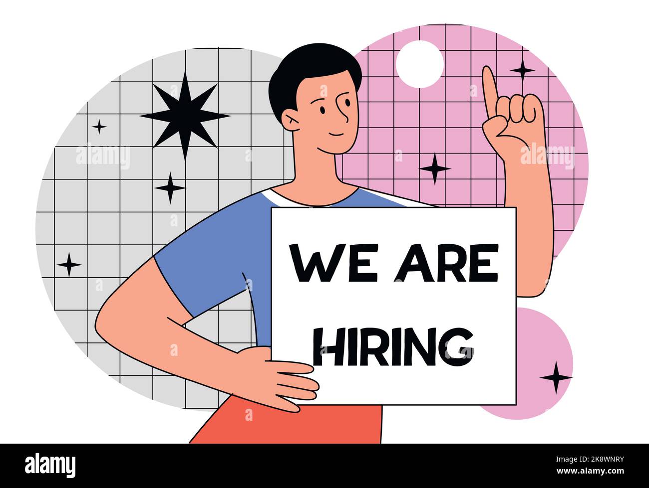 We hiring concept Stock Vector Image & Art - Alamy