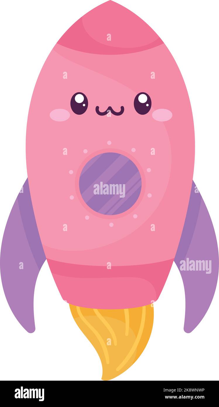 rocket launcher kawaii style character Stock Vector Image & Art - Alamy