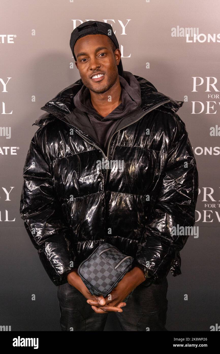 London, UK. 24th Oct, 2022. Stefan-Pierre attends the "Prey For The ...