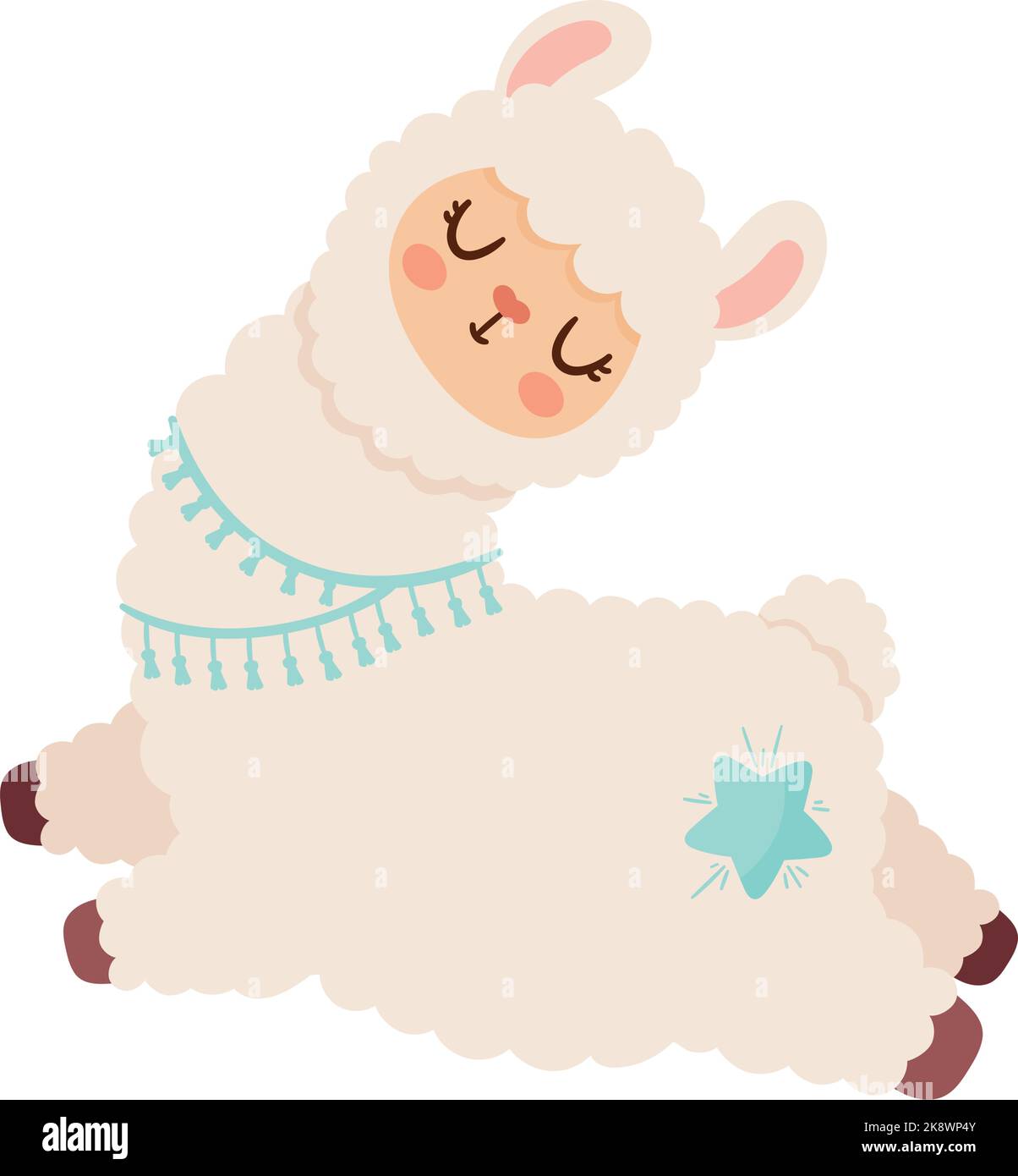 llama perubian jumping animal character Stock Vector Image & Art - Alamy