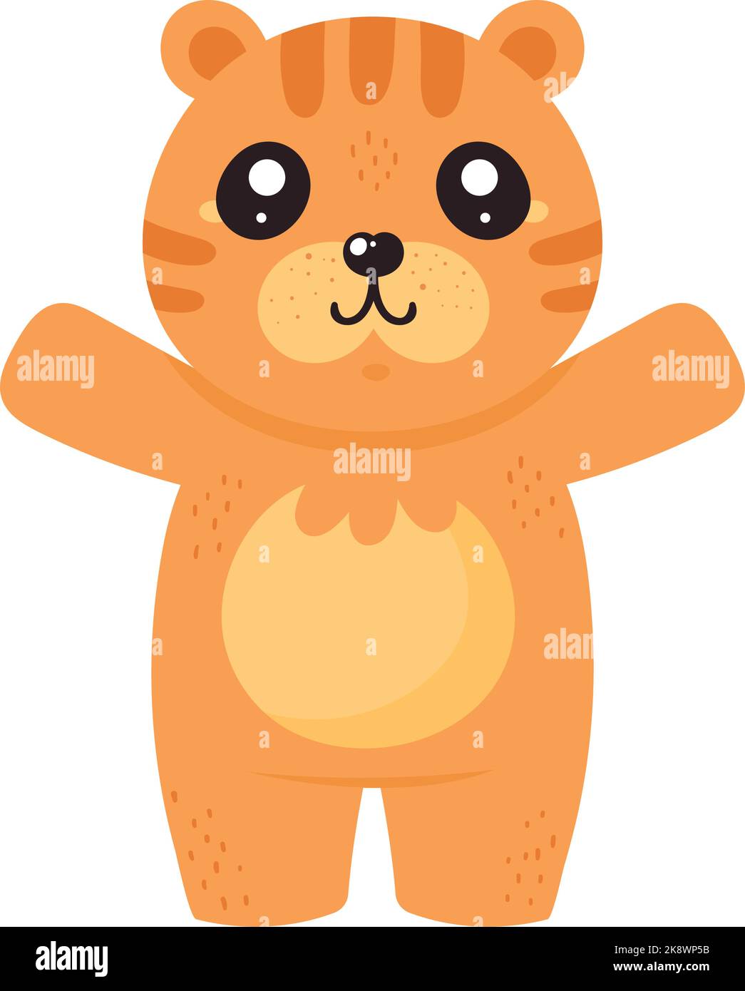 cute tiger kawaii animal icon Stock Vector Image & Art - Alamy