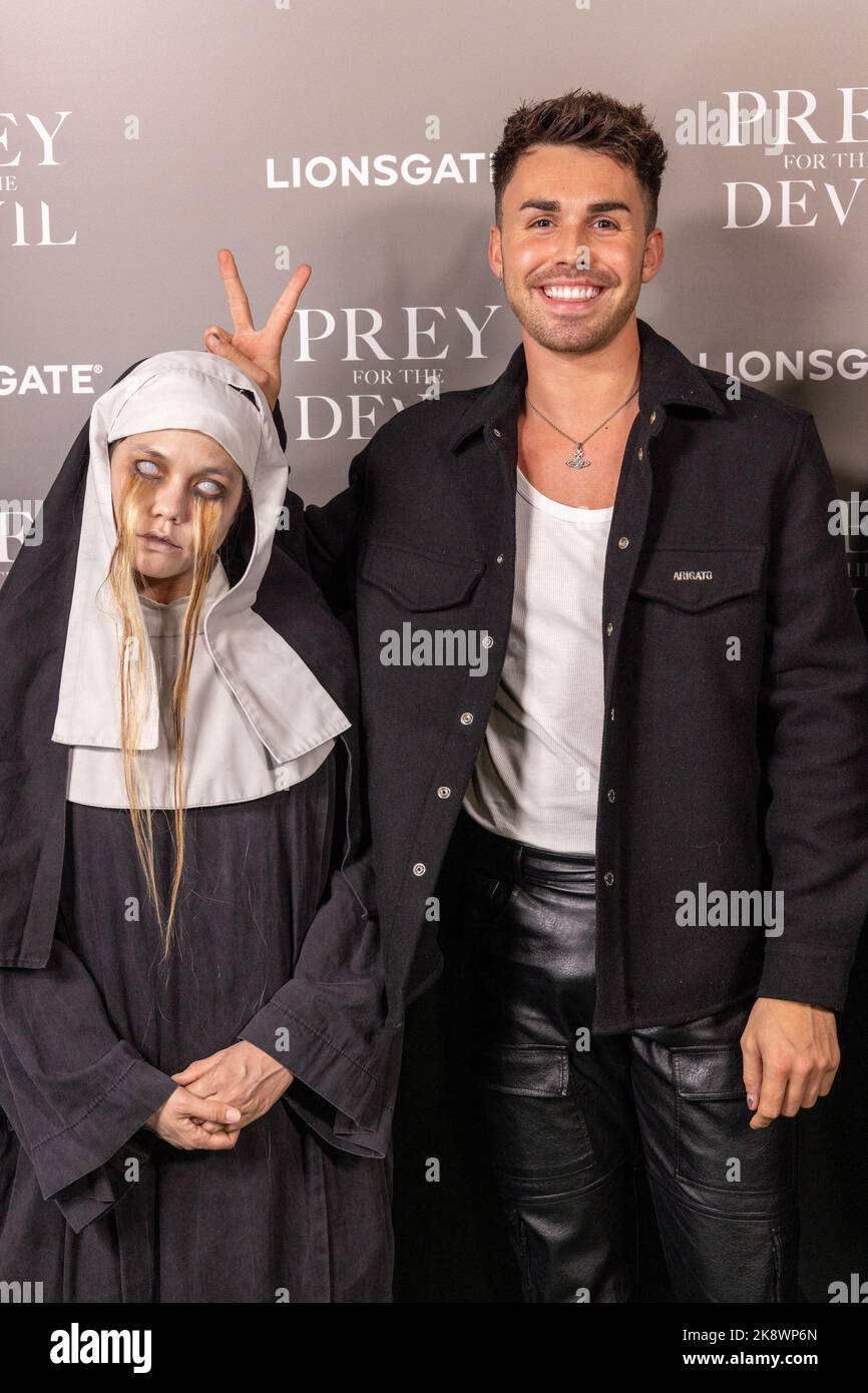 London, UK - 24 Oct 2022, Joe Baggs attends the "Prey For The Devil ...