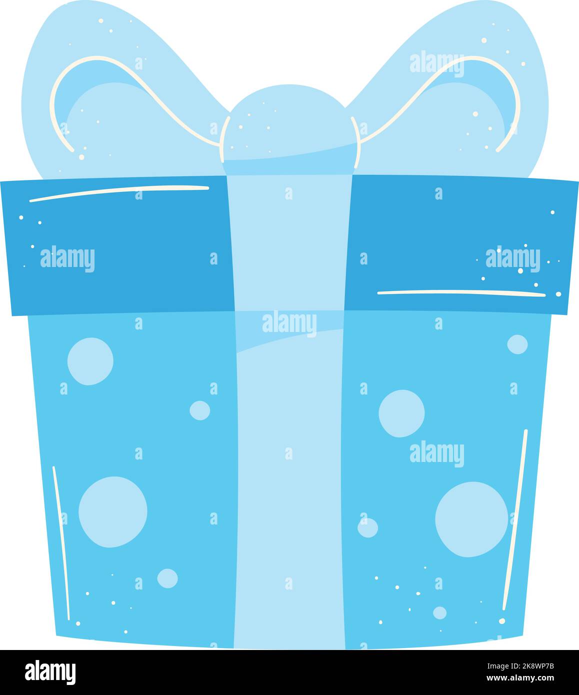 blue gift box present icon Stock Vector Image & Art - Alamy