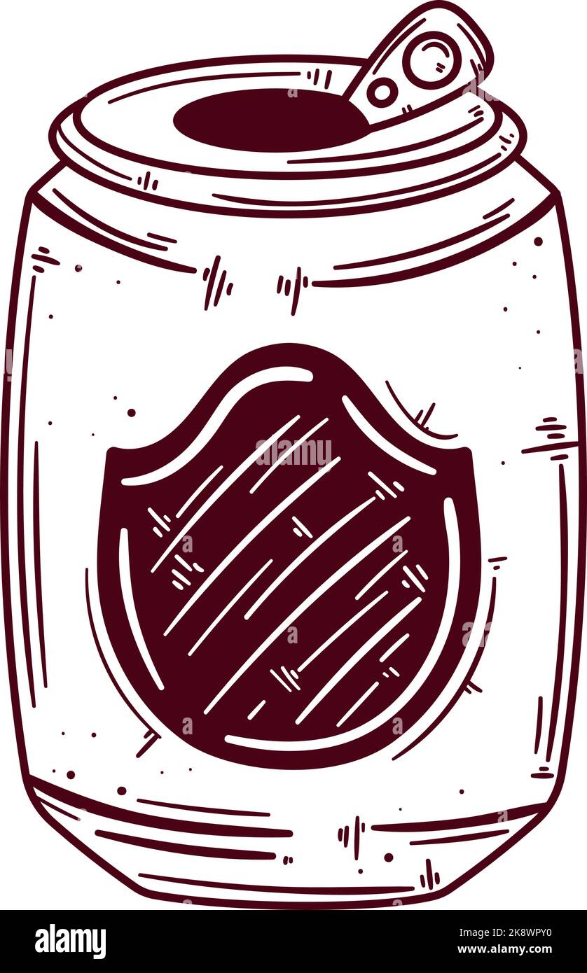 beer can drink sketch icon Stock Vector Image & Art - Alamy