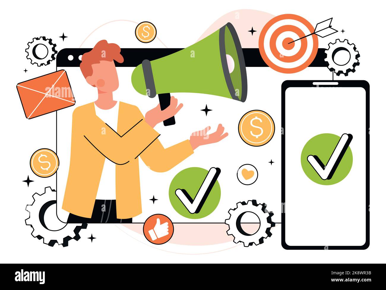 Multi Targeting Concept Stock Vector Image And Art Alamy