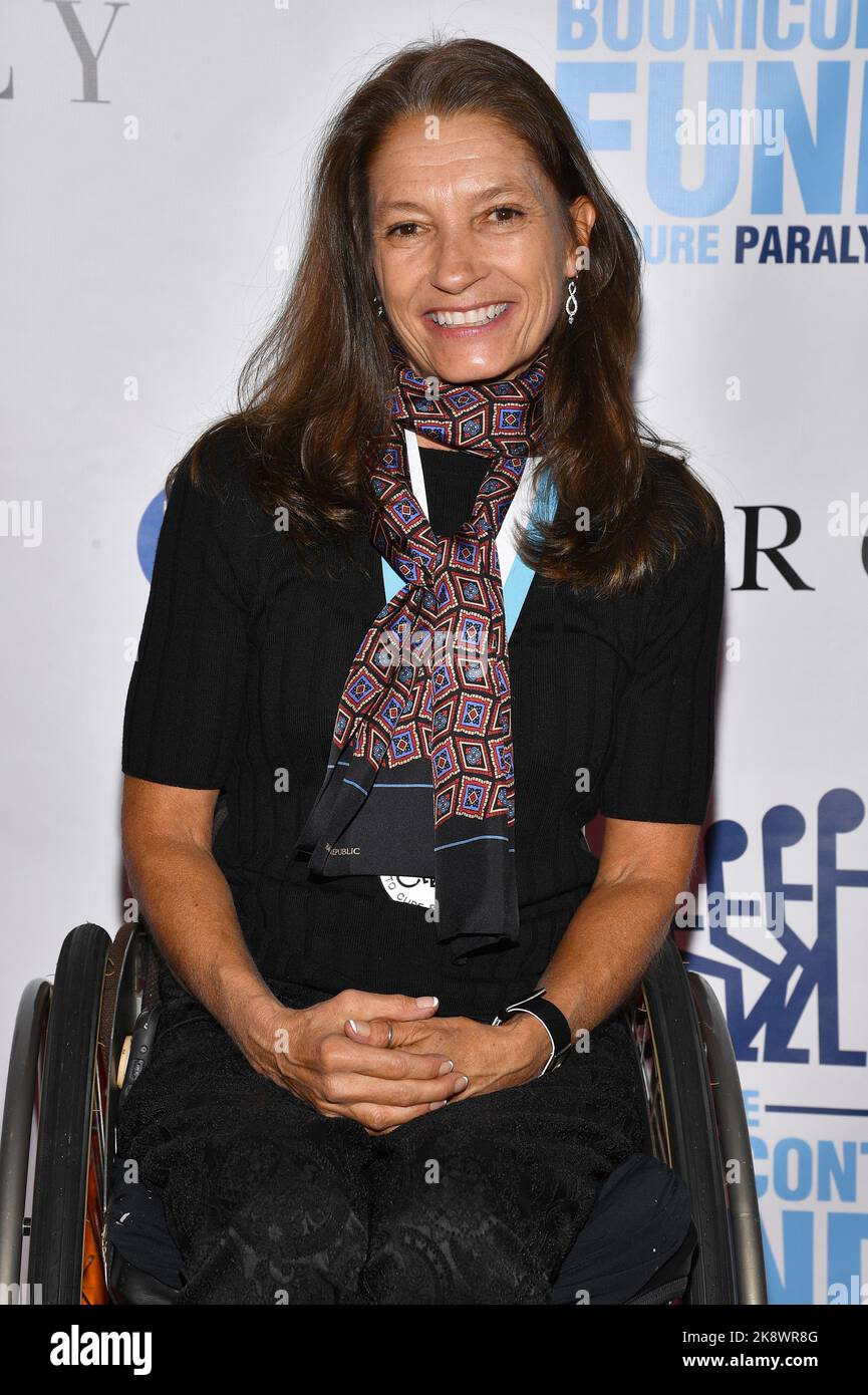 New York, NY, October 24, 2022. U.S. Paralympic skier Sarah Will ...