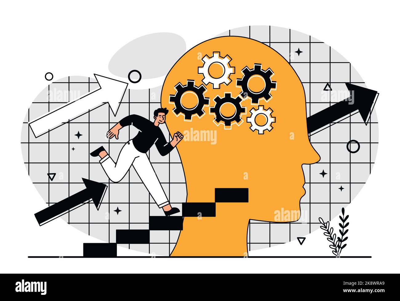 Upskilling illustration hi-res stock photography and images - Alamy