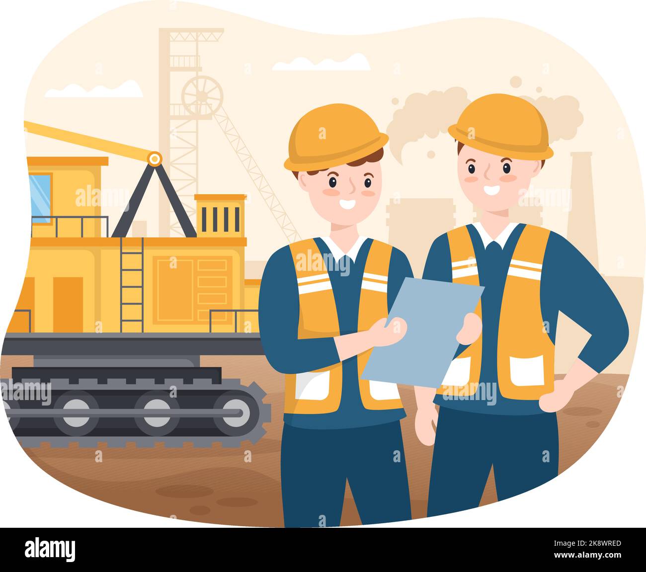 Mining Company with Heavy Yellow Dumper Trucks for Coal Mine Industrial ...