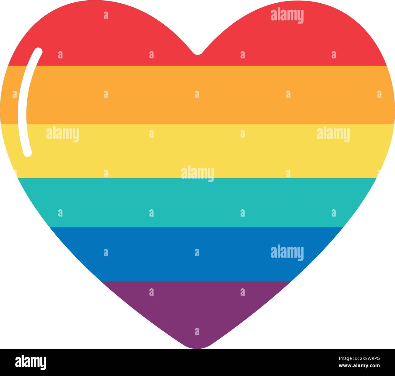 lgbtiq heart design Stock Vector Image & Art - Alamy
