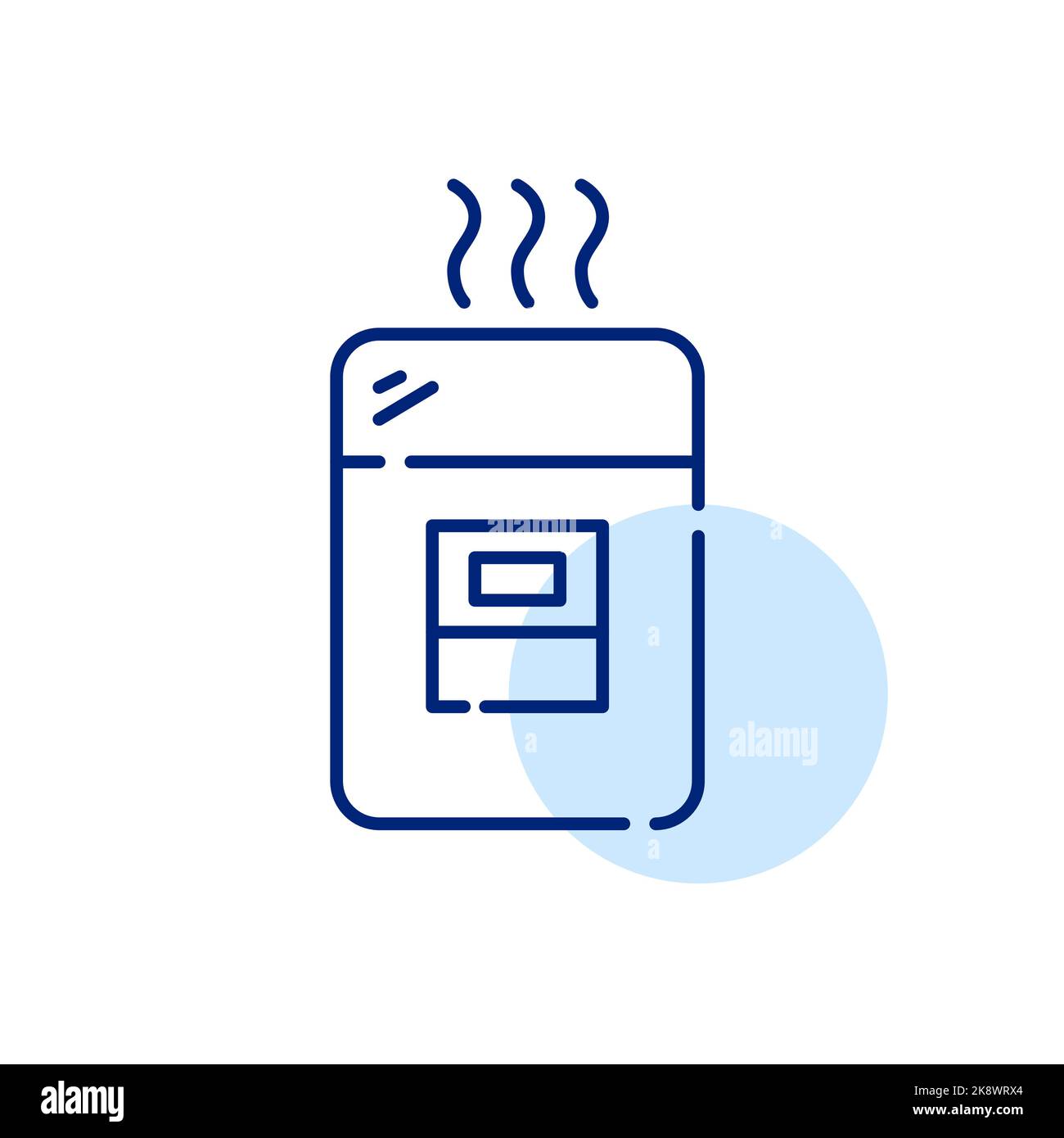 Air humidifier climate control gadget. Pixel perfect, editable stroke ...