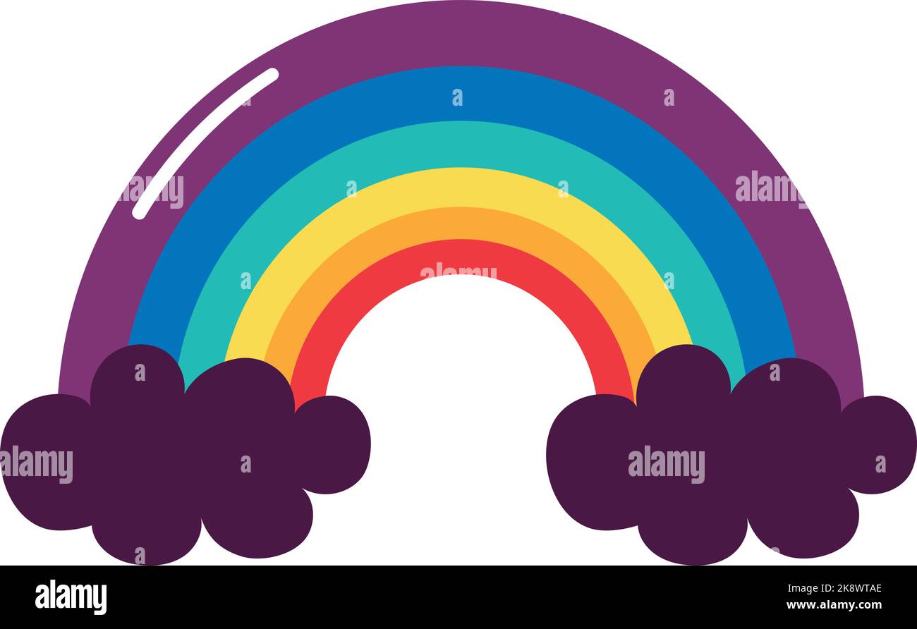 colored rainbow design Stock Vector Image & Art - Alamy