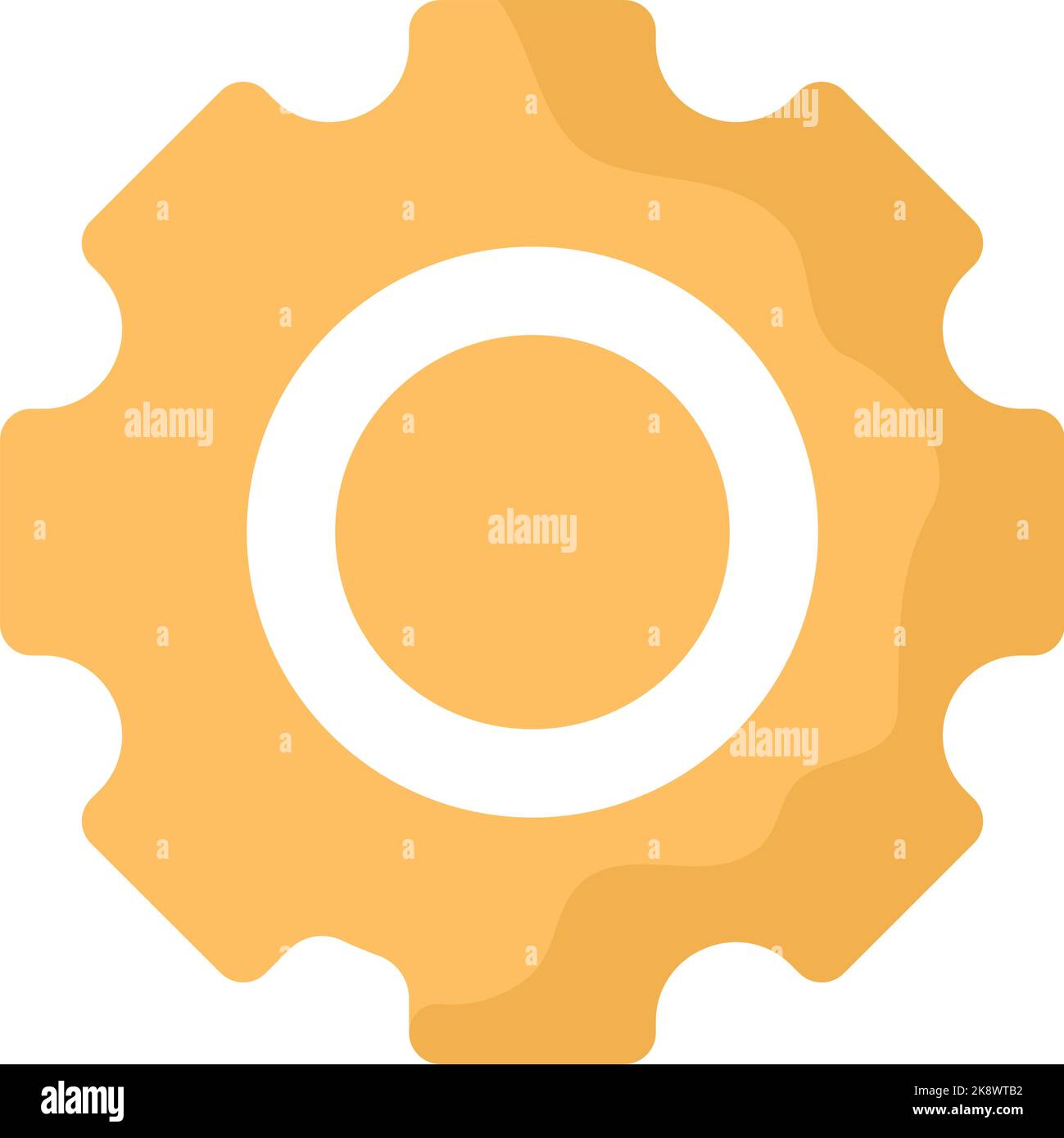 yellow gear design Stock Vector Image & Art - Alamy