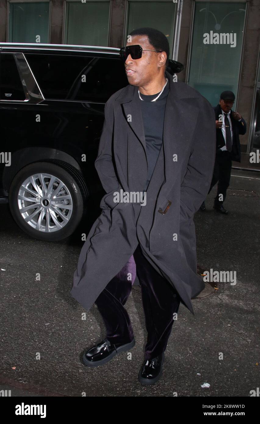 New York, NY, USA. 24th Oct, 2022. Kenneth Babyface Edmonds seen as ...